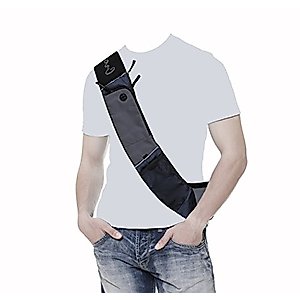 CrossTab - Tablet Hands-Free Ultra-Light Personal Pack by Paqlite - Carryall Crossbody Shoulder Bag (Medium)