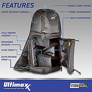 FUJIFILM X100V Digital Camera (Black) + SanDisk 64GB Ultra SDXC, Portable Mini Metal Camera Dolly, Spare Battery, Water-Resistant Sling Backpack, Mini “Gripster” Tripod & Much More (23pc Bundle)