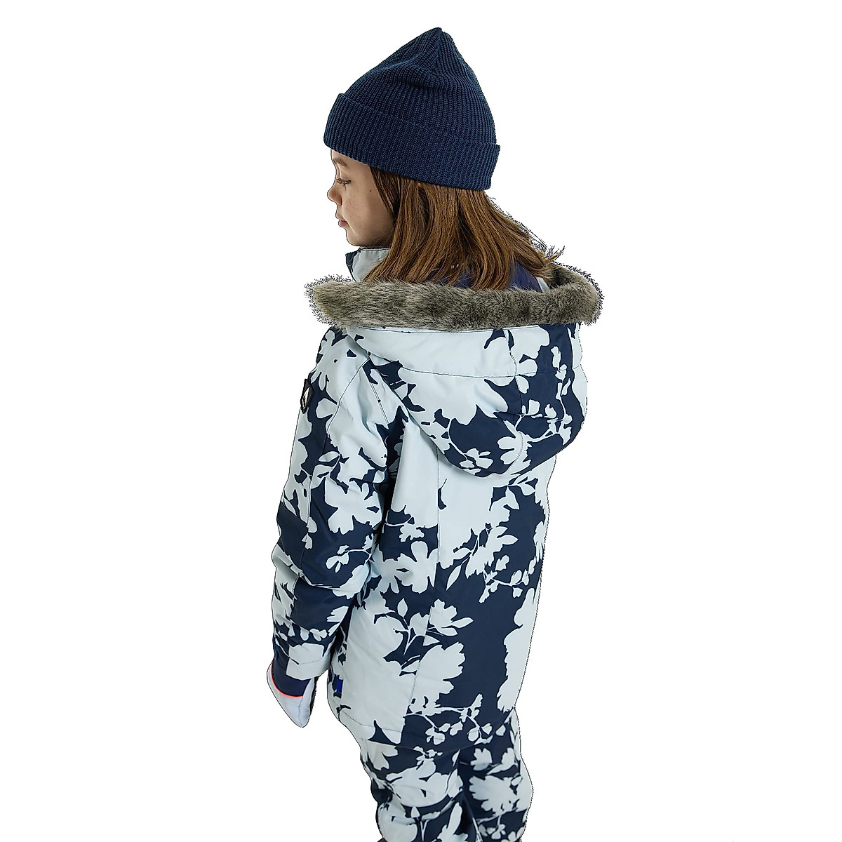 Burton Girls' Standard Bennett Jacket, Ballad Blue Camellia, X-Large