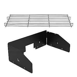 AJinTeby Wind Screen Blackstone Wind Guards Compatible with Blackstone 22" Griddle and Stainless Steel Grill Warming Rack, Grill Parts Accessories for Blackstone Griddle
