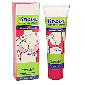 Breast Shrinking Cream Firming and Lifting Breast Cream Nourishing for Push Up Bust Reduction Lifting Fever Massage Cream with Perfect Body Curve for All Skin Types 100g