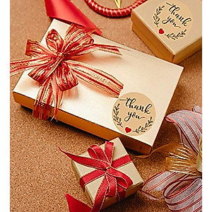 1.5" Thank You Stickers, Thank You for Small Business Stickers, Thank You Stickers Roll, Handmade Stickers for Delivery, Decoration, Gifts, Packaging, Party, Easter Gifts, Bakery Boxes, 500PCS/Roll