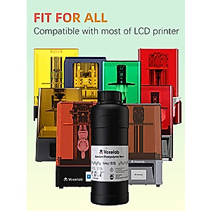 3D Printer Resin - Fast Curing 405nm UV Photopolymer Liquid Ink, High Toughness for 4K 8K LCD/DLP/SLA 3D Printing (White-1kg)