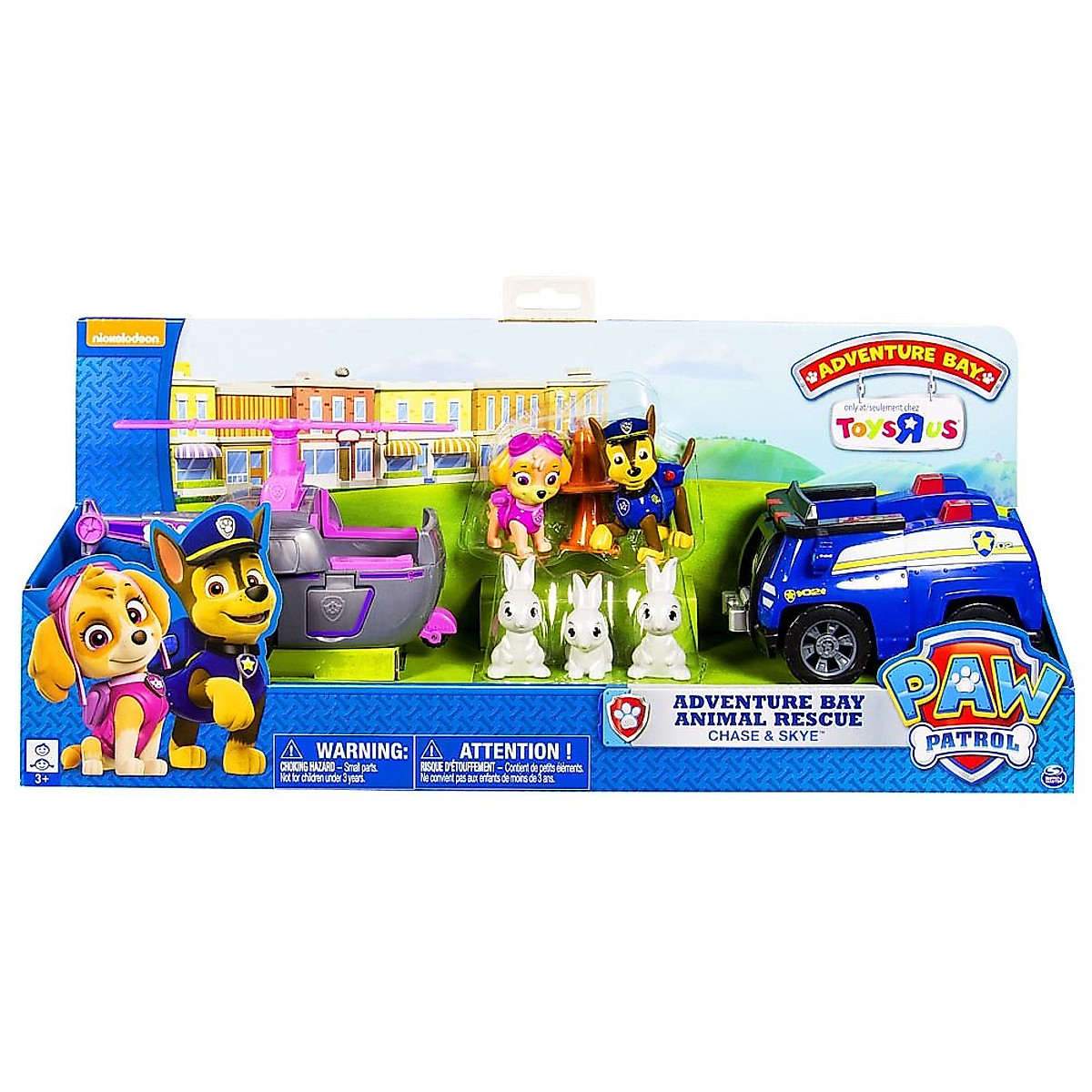 Paw Patrol Adventure Bay Rescue Animal Rescue Set, Chase & Skye