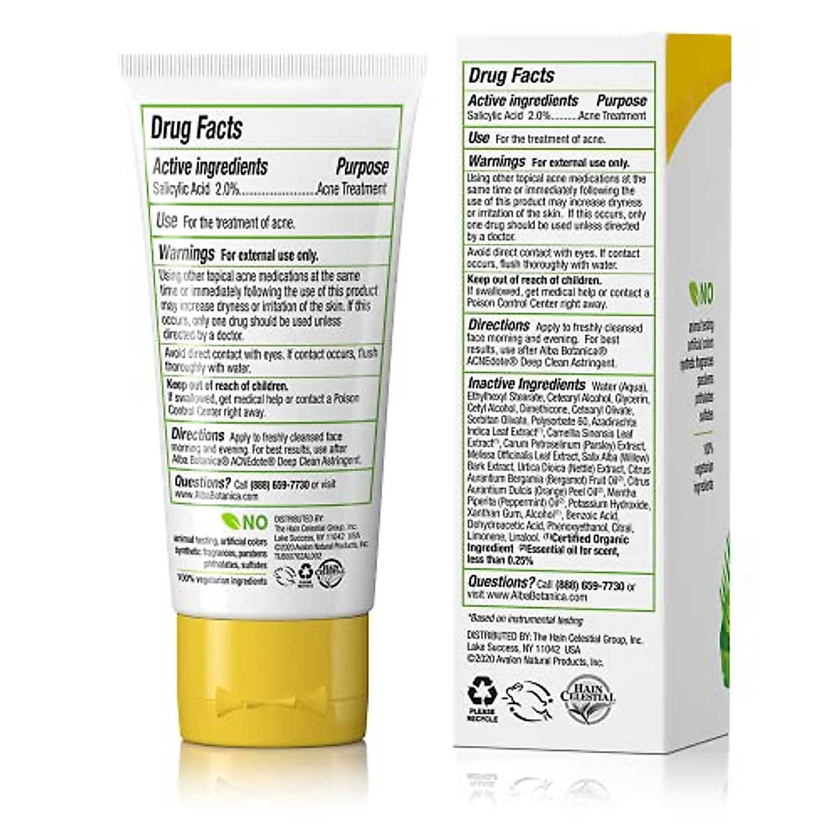 Alba Botanica Acnedote Maximum Strength Oil Control Lotion, 2 Oz