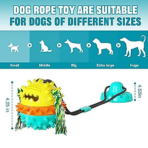 Dog chew Toys to Keep Them Busy, Dog tug chew Toys for Aggressive chewers, Boredom Busters for Dogs, Indestructible Puppy Toys to Keep Them Busy