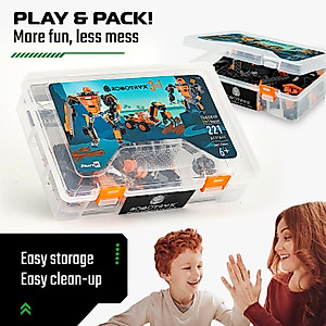 JITTERYGIT Mech Robot Soldier Glow in The Dark Bricks Toy STEM Gift Set, Juguetes para Niños De Christmas Birthday Regalos, Cool Military Holiday Present for Boys, Girls, Teen 6 7 8 9 10 Year Old