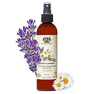 Gerrard Larriett - Aromatherapy Freshening and Shining Dog Perfume, Calming Dog Cologne with Oat, Pet Supplies for Skin Care and Odor Control, 8 fl oz (De-stress Lavender & Chamomile)