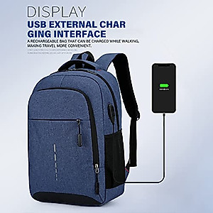 JUNJIE Laptop Backpack-15.6 Inch Water Resistant Padded Computer Bag for Collegefor Work, School, College, Nurse, Travel Daypack Purse Backpack (grey)