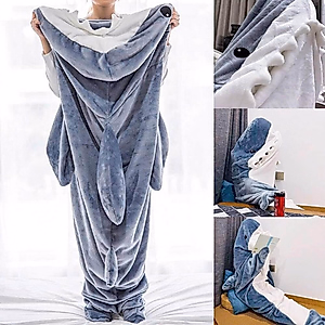 Shark Blanket Kids, Shark Blanket Hoodie Onesie, Shark Onesie Kids, Shark Wearable Blanket, Shark Pajamas, Shark Costume