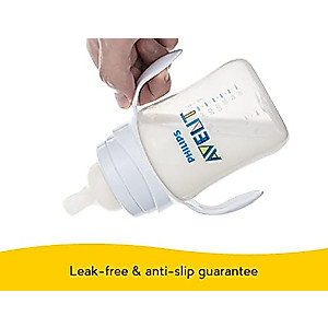 Baby Bottle Handles for Philips Avent Anti-Colic and AirFree Vent Baby Bottles, Compatible Avent Bottle Holder for Baby, 2 Count
