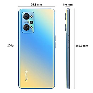 realme GT Neo2 Dual-SIM 128GB ROM + 8GB RAM (GSM | CDMA) Factory Unlocked 5G Smartphone (Neo Blue) - International Version