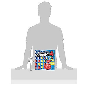 Connect 4 Classic Grid Board Game, 4 in a Row Game, Strategy Board Games for Kids, 2 Player Board Games for Family and Kids, Ages 6 and Up