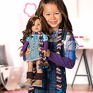 Adora Fun, Amazing Sweet Girls - Ava! 18” Amazon Exclusive Play Doll in Soft Vinyl, Perfect Dressing and Styling Outfit Changeable with Other Amazing Girl Dolls