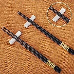 Chopsticks Reusable Chinese Japanese Style Dragon Chopsticks Chinese Gift Set Chopsticks Set Dishwasher-Safe (2 Pairs with holder-style1)