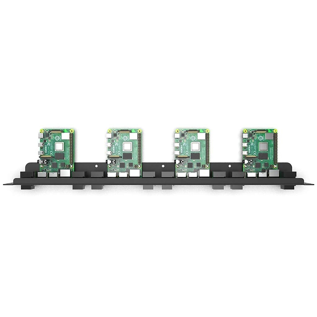 19 inch Rack Mount 1U for 1-4 pcs of Raspberry Pi 5