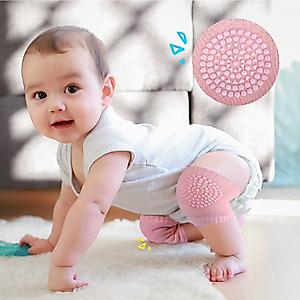 shuangjishan Baby Head Protector & Baby Knee Pads Crawling Adjustable Toddler Head Protection Cushion (Blue Unicorn)