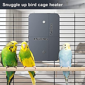 Fenocran Indoor Bird Heater Pad, USB Bird Warmer Heater, Bird Heater for Parakeets 4.5" X 7"