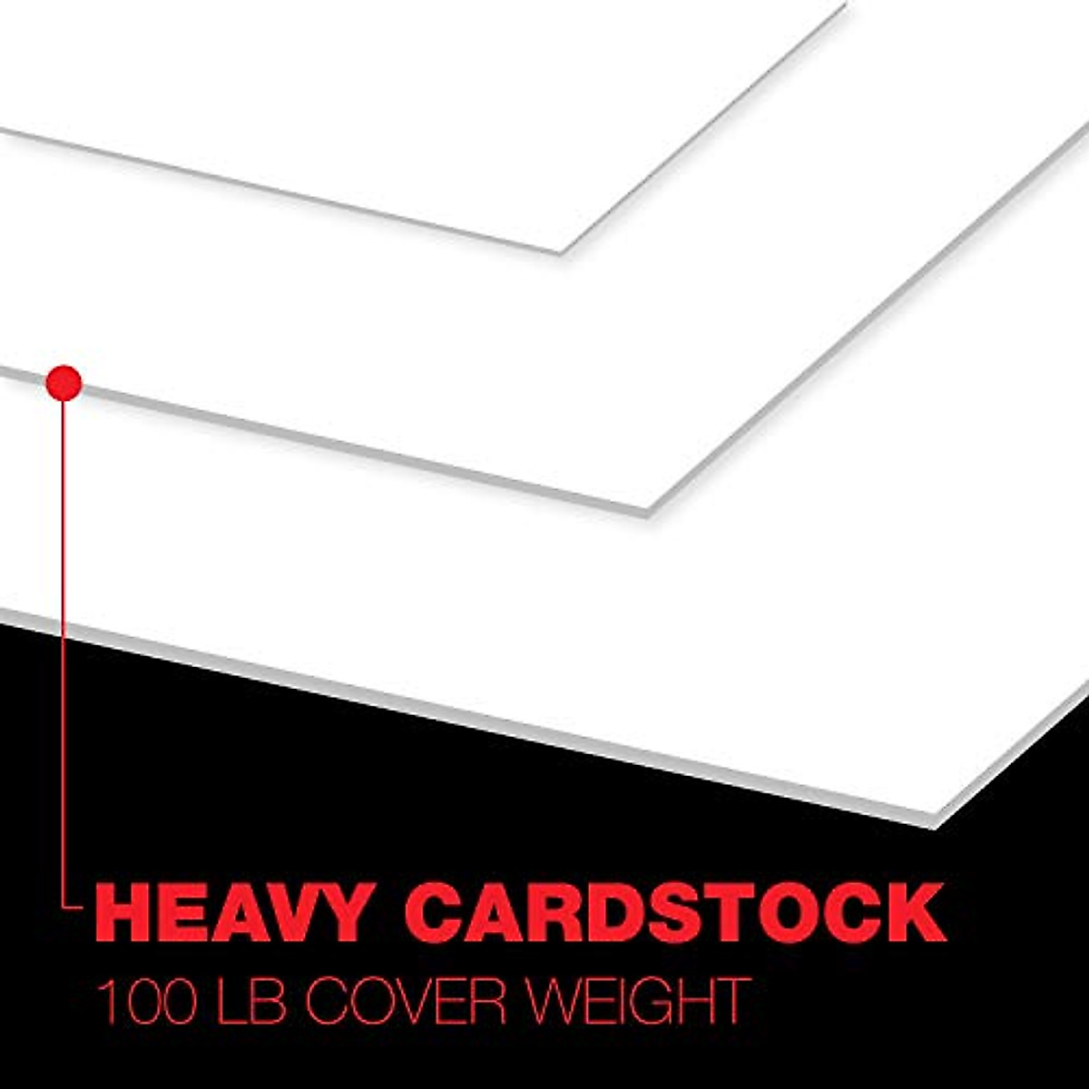 Accent Opaque White 8.5” x 11” Cardstock Paper, 100lb, 271gsm – 1,600 Sheets (8 Reams) – Premium Smooth Heavy Cardstock, Printer Paper for Invitations, Cards, Menus, Business Cards – 188091C