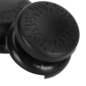 2Pcs Joystick Grip for PS5 Controller,Thumbstick Soft Silicone Cover Grip Stick Joystick Controller Gamepad Key,Thumb Grip Cover,Replacement Thumb Grips(Black)