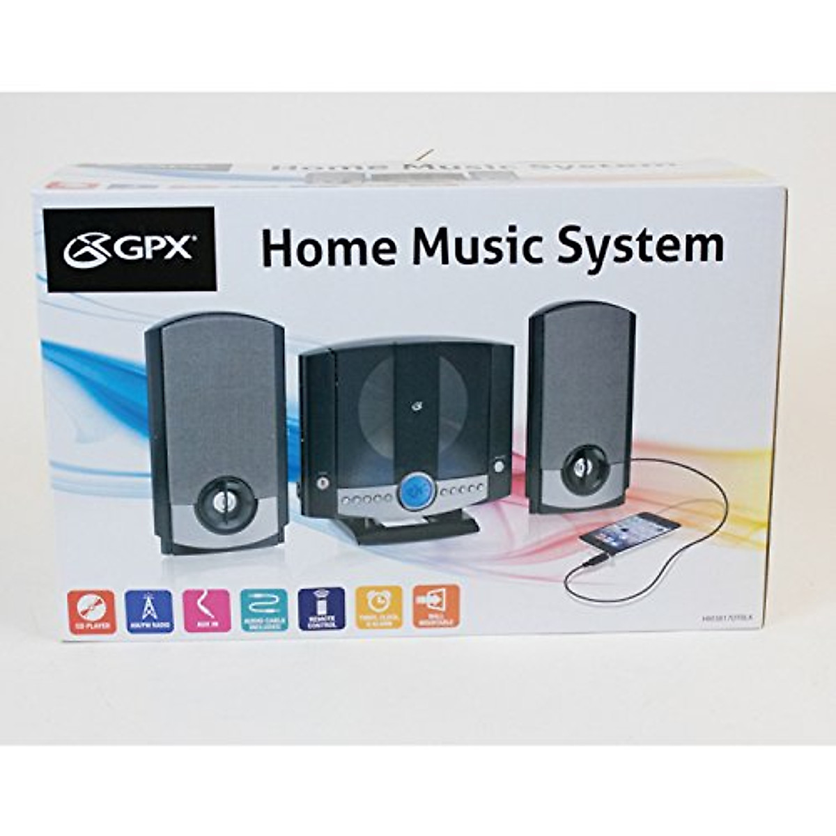 GPX HM3817DTBK Home Music System with Remote and AM/FM Radio black — 🛍️ ...