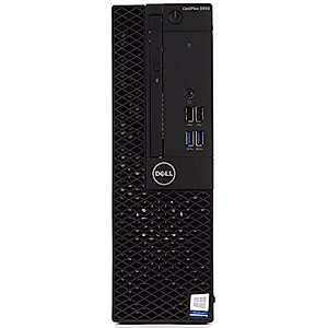 Dell OptiPlex 3050 PC Desktop Computer, Intel i5-6500 3.2GHz, 8GB RAM, 1TB HDD, Windows 10 Pro, 23.6 FHD LED Monitor, New 16GB Flash Drive, Wireless Keyboard & Mouse, DVD, WiFi (Renewed)