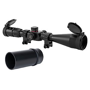 Monstrum G2 6-24x50 FFP Rifle Scope | Monstrum SS-H Scope Sunshade | Bundle