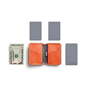 Bellroy Apex Slim Sleeve (Slim Bifold Leather Wallet, RFID Protected) - Indigo