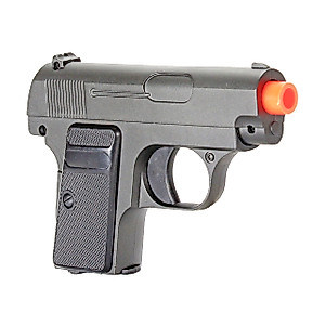 BBTac G1 Airsoft Spring Pistol Full Metal Slide and Body Ultra Subcompact 6" Pocket Pistol 215 FPS Spring Airsoft Gun by BBTac®