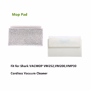 Cherimo Replacement Mop Pad for Shark VACMOP Pro Cordless Vacuums,Compatible with Models VM252,VM200,VMP30 Series (Pack of 6)