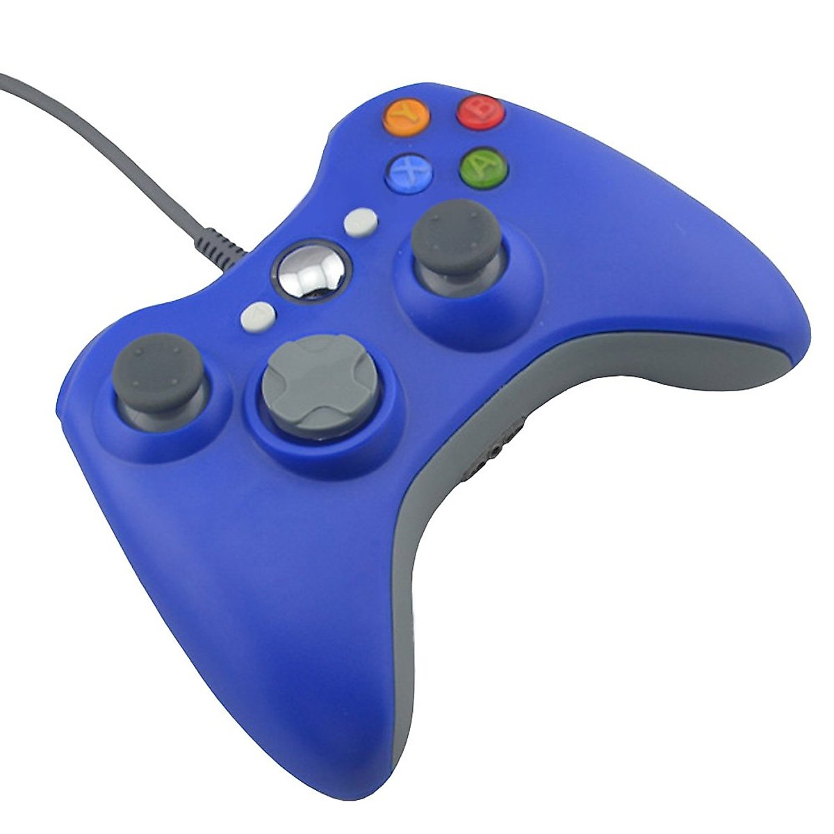 Meco Wired USB Game Pad Controller Joypad for Microsoft XBOX 360 PC Windows Blue