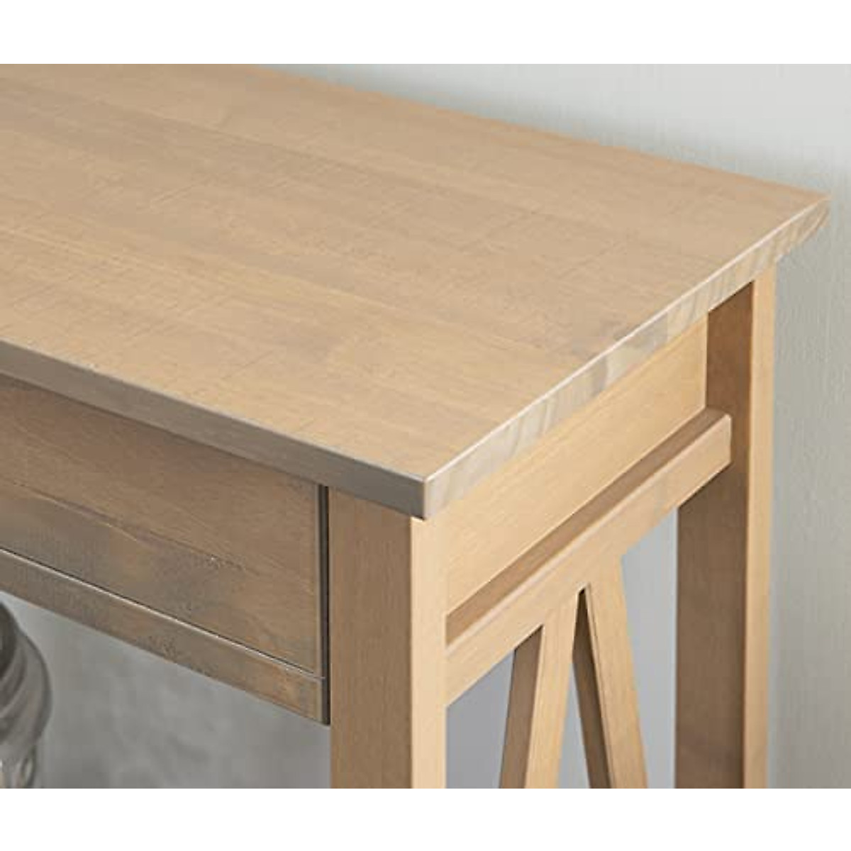 Linon Titian Driftwood Console Table, 42"W x 13.98"D X 30.7"H