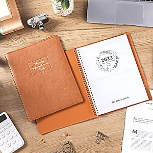 Weekly Appointment Book 2023 - Daily Hourly Planner 2023, January 2023- December 2023, 8.4" x 10.6", 15-Minute Interval, Flexible Soft Cover, Twin-Wire Binding, Perfect for Your Life