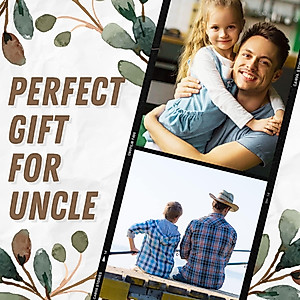 Onebttl Uncle Gifts Coffee Mug with Golden Badge from Niece and Nephew, 15oz/450ml Ceramic Mug for Father's Day, Christmas, Birthday - Best Uncle Ever