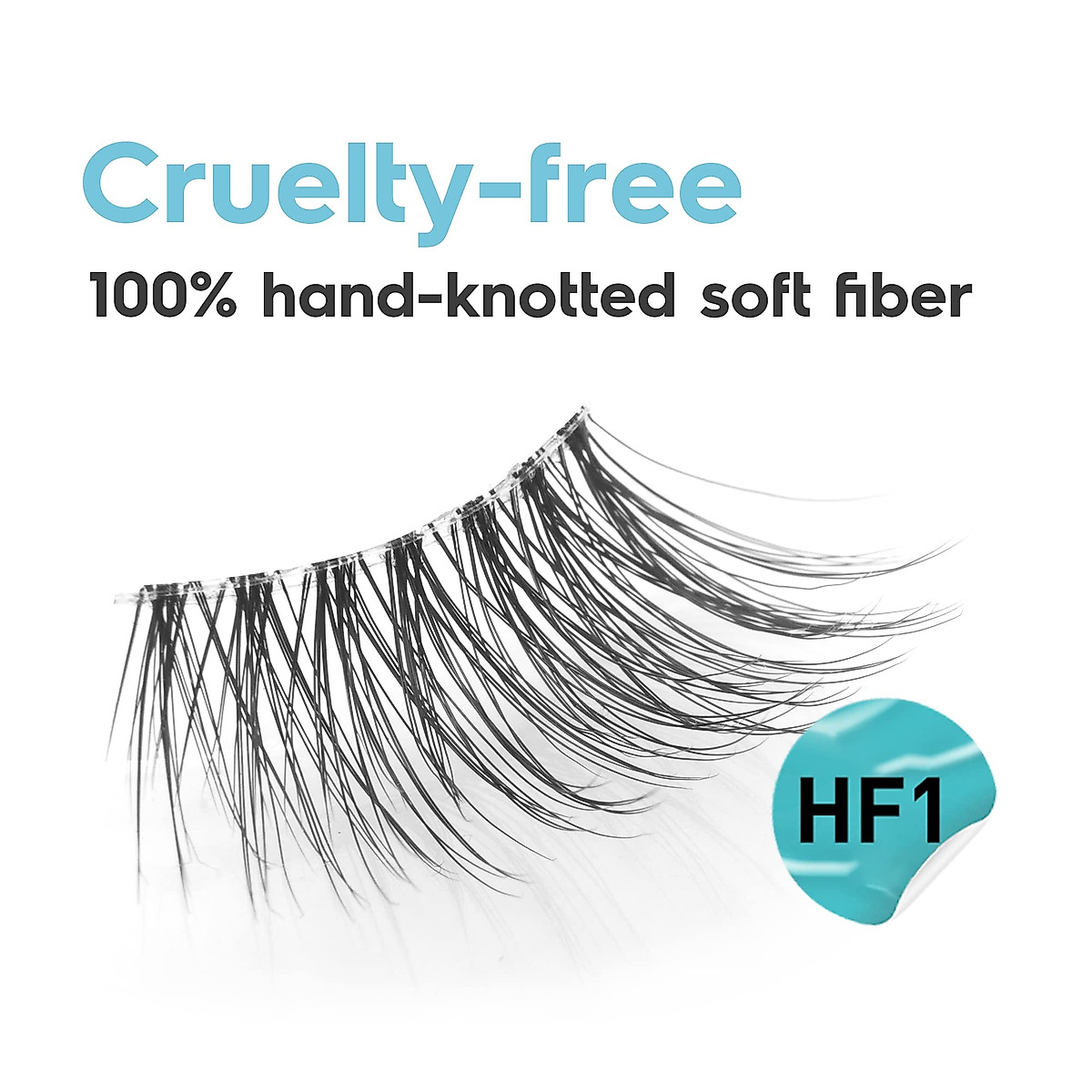 Lashes Half Lashes Half Lashes Wispy Half Lashes Natural Frihappy Lashes 3 Pairs Frihappy HF1