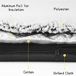 Mygeromon Guinea Pig Cage Liner Washable Rabbit Bedding Mats Small Animal Pad for Winter Keep Warm 19.5×15.5 Inch