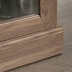 Sauder Barrister Lane Media Fireplace, for TVs up to 60", Salt Oak finish