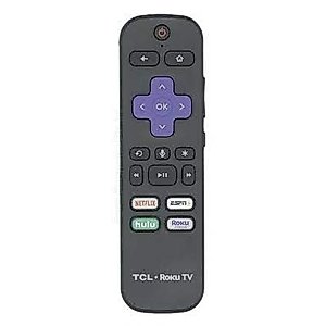 OEM RCAL5 ROKU Voice TV Remote Control Work for TCL Class 6 and 8 Series 4K QLED Dolby Vision HDR Smart ROKU TV Models 55R625 55R635 65Q825 65R625 65R635 75Q825 75R635 (Renewed)
