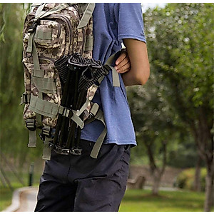 Protable Folding Stool Light Weight Mini Camping Stool with Carry Bag for Indoor or Outdoor Activeites Camping Fishing Hiking(Black)