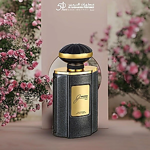 Al Haramain Junoon Noir for Women - Arabian Perfume - Long Lasting Arabic Perfume - Oriental Floral Fragrance - Femme Eau de Parfum - 2.5 oz