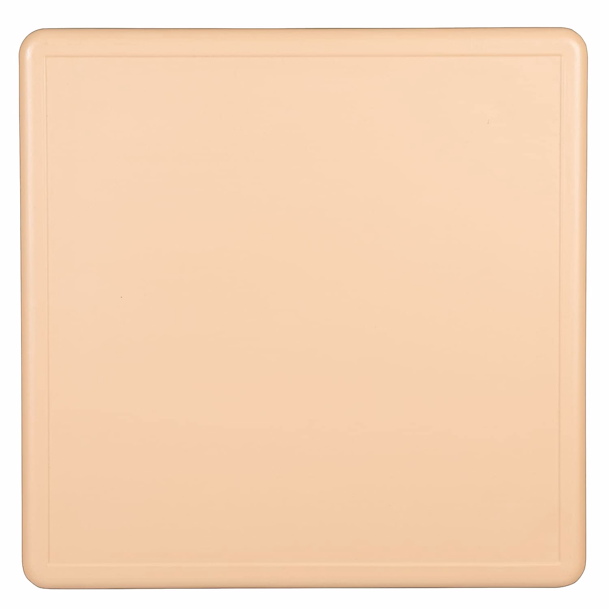 Flash Furniture 24" Square Natural Plastic Height Adjustable Activity Table Set with 4 Chairs