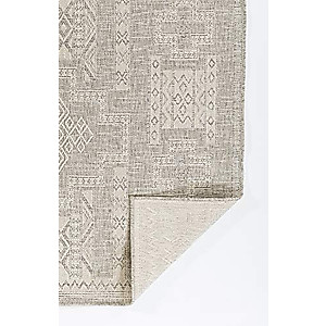 Momeni Hampton Transitional Indoor/Outdoor Area Rug, Grey, 2' X 3'