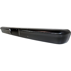 Front Bumper For Ford F-100 1964-1977 Painted Black Without Mounting Brackets Without Molding Holes