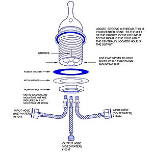 Scandvik 10500P Compact Single Lever Shower Control Mixer Chrome Finish