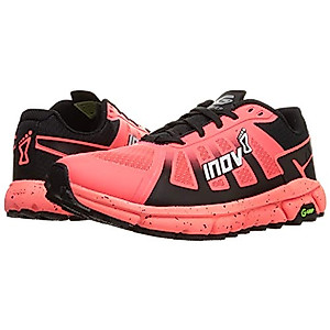 inov-8 Women's Terraultra G 270 Trail Running Shoes - Zero Drop for Long Distance Ultra Marathon Running - Coral/Black - 10.5