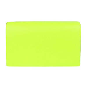 Girly HandBags Metallic Frame Clutch Bag (Neon Green)