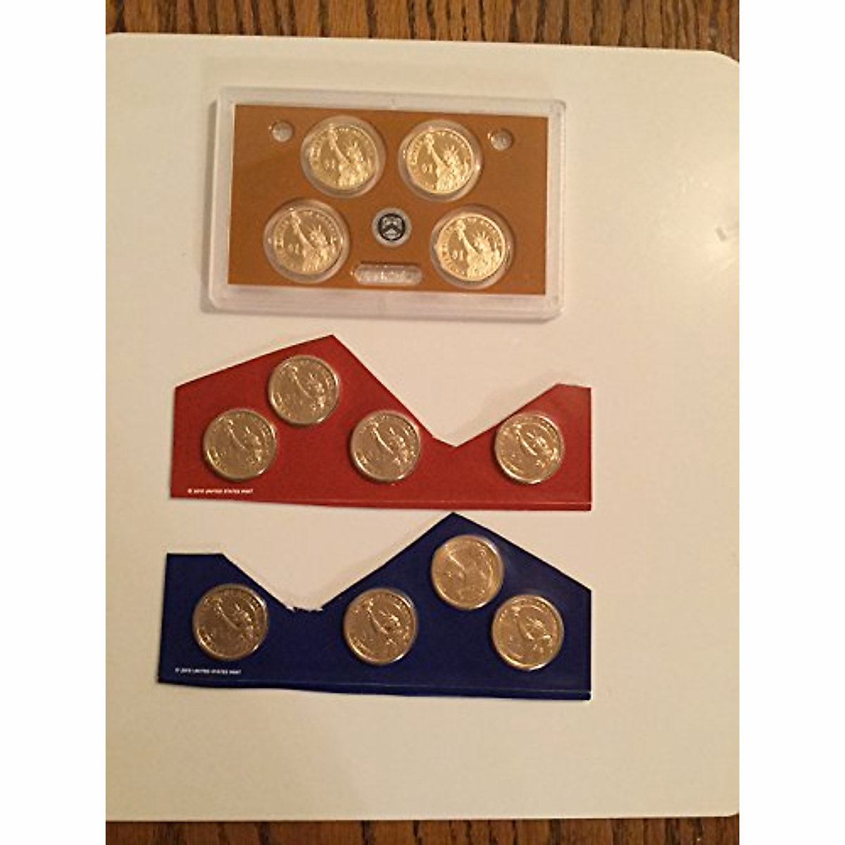 2015 Collection 2015 Presidential Update Set S Proof Set And P,D BU 12 Coins Brilliant Uncirculated