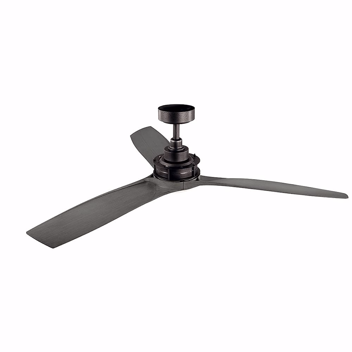 Kichler 300356AVI Ried 56" Ceiling Fan with Wall Control, Anvil Iron