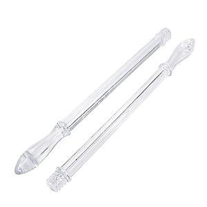 Qtqgoitem Cleaning Tool Plastic Handle 14 Inch 21mm Male Thread 2 Pcs (Model: 66d 220 492 502 fc6)