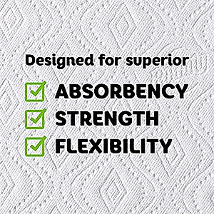 Bounty Select-A-Size Paper Towels, White, 6 Double Rolls = 12 Regular Rolls